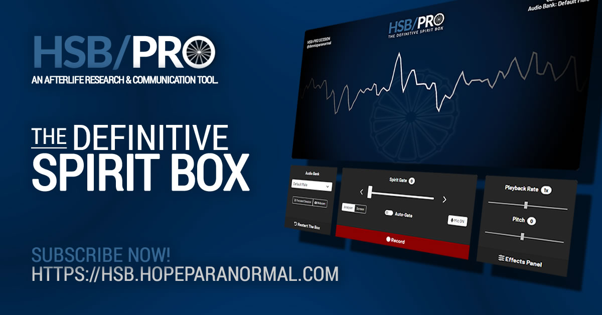 HSB/PRO Spirit Box - Spirit Communication App